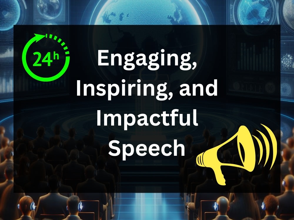 Engaging, Inspiring, and Impactful Speech for Any Occasion | Upwork