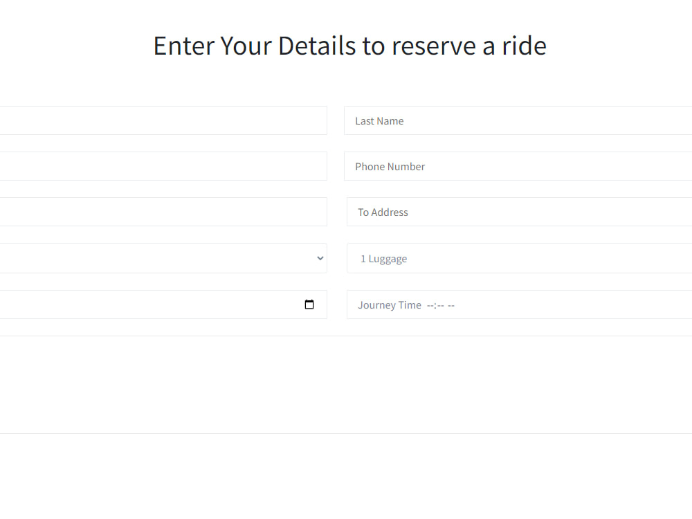 A transportation website made in react js | Upwork