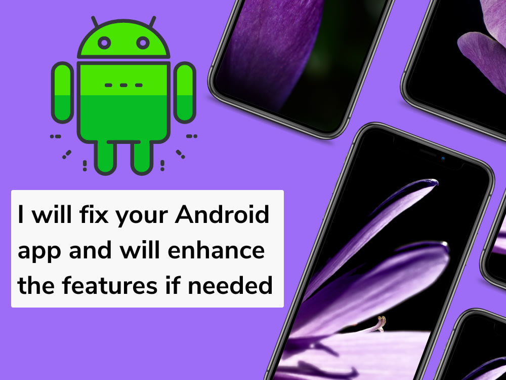 A bug fixing service & feature enhancement for your Android App | Upwork