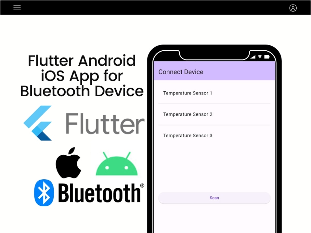 Flutter Android and iOS App for your Bluetooth BLE device | Upwork