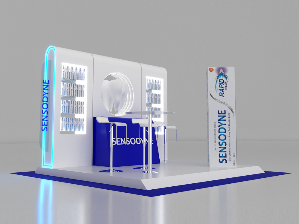 3D Exhibition booth Designing | Upwork