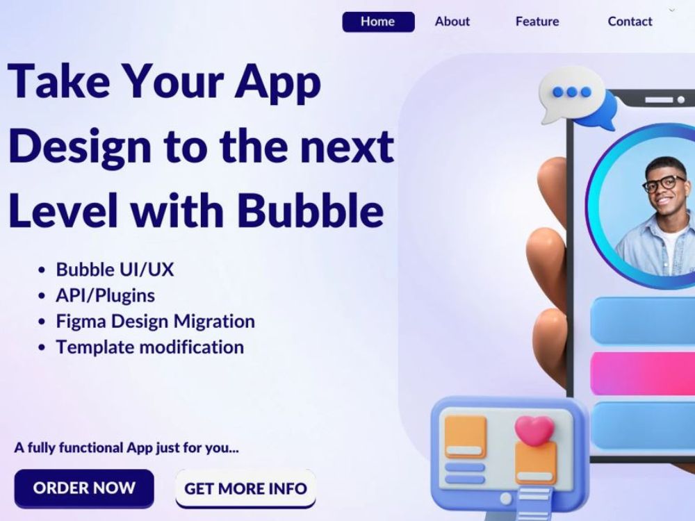 I will build bubble webapp bubble io bubble developer | Upwork