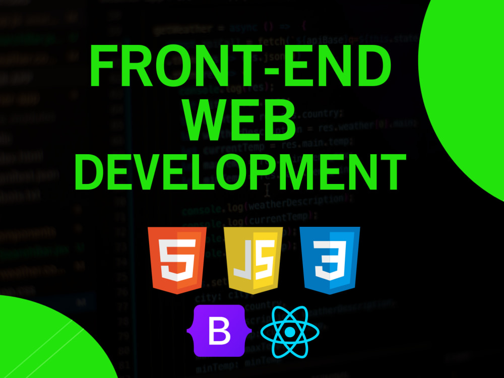 Front End Developer with strong knowledge on HTML, CSS, JS, Bootstrap,React | Upwork