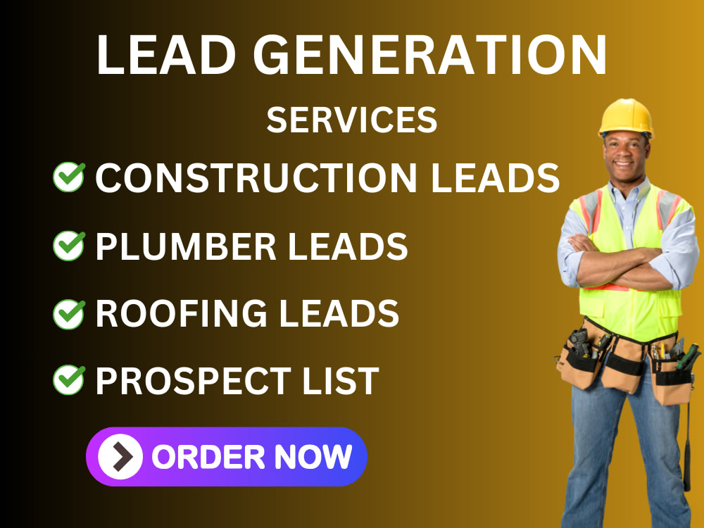 Construction Leads | Plumber leads | Roofing Leads | Prospect list | Upwork