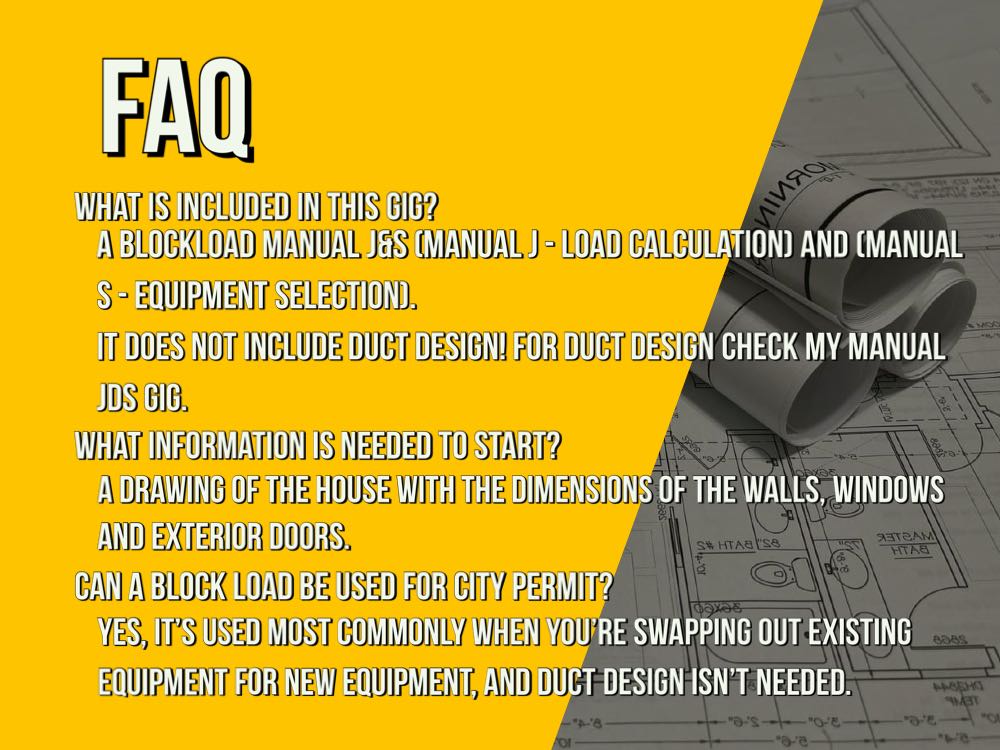 Manual JS Load Calculations (Block load) | Upwork