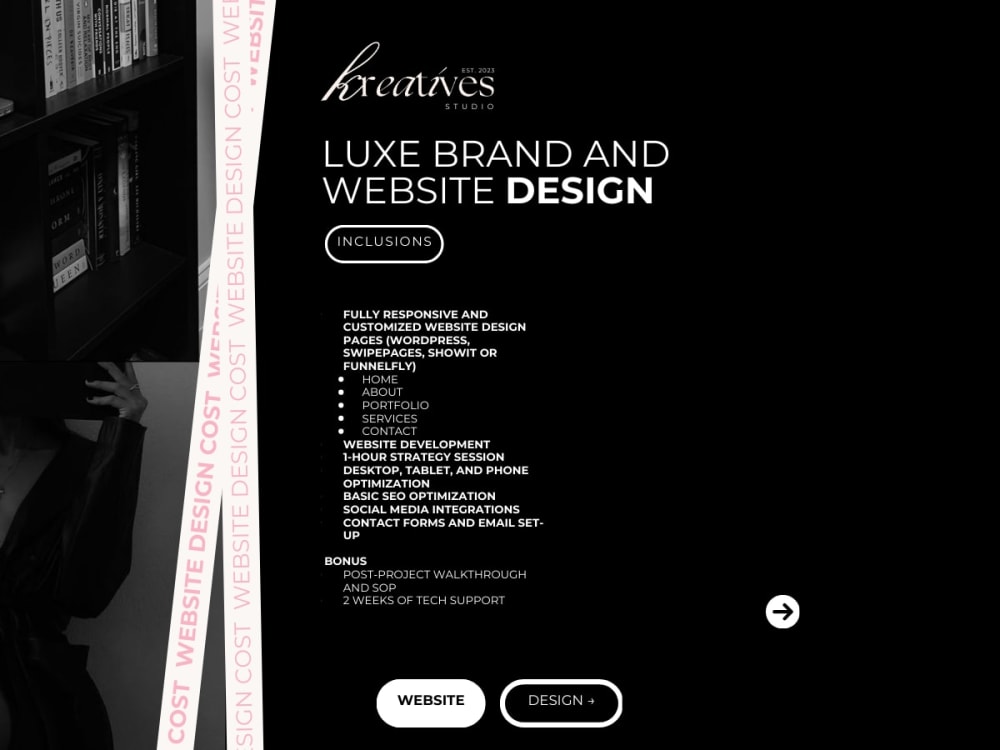 Premium Website Design Creation | Upwork