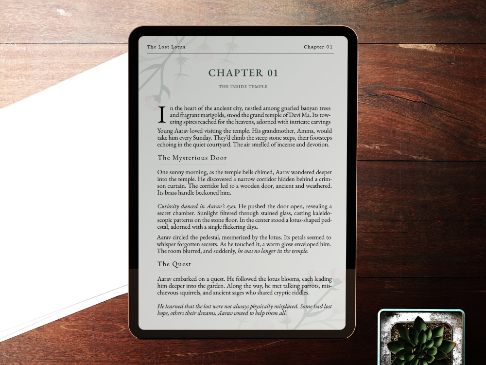 Interior book layout design, formatting and typesetting service for ...