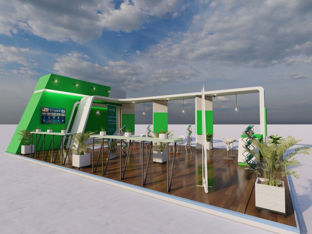 Eye catching trade show booth backdrop or pop up banner | Upwork