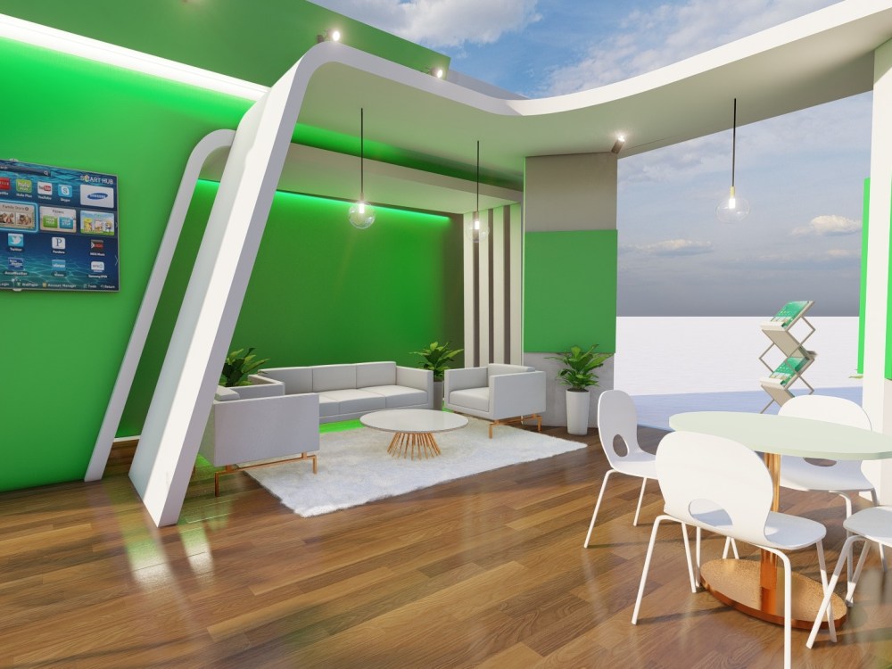 Eye catching trade show booth backdrop or pop up banner | Upwork