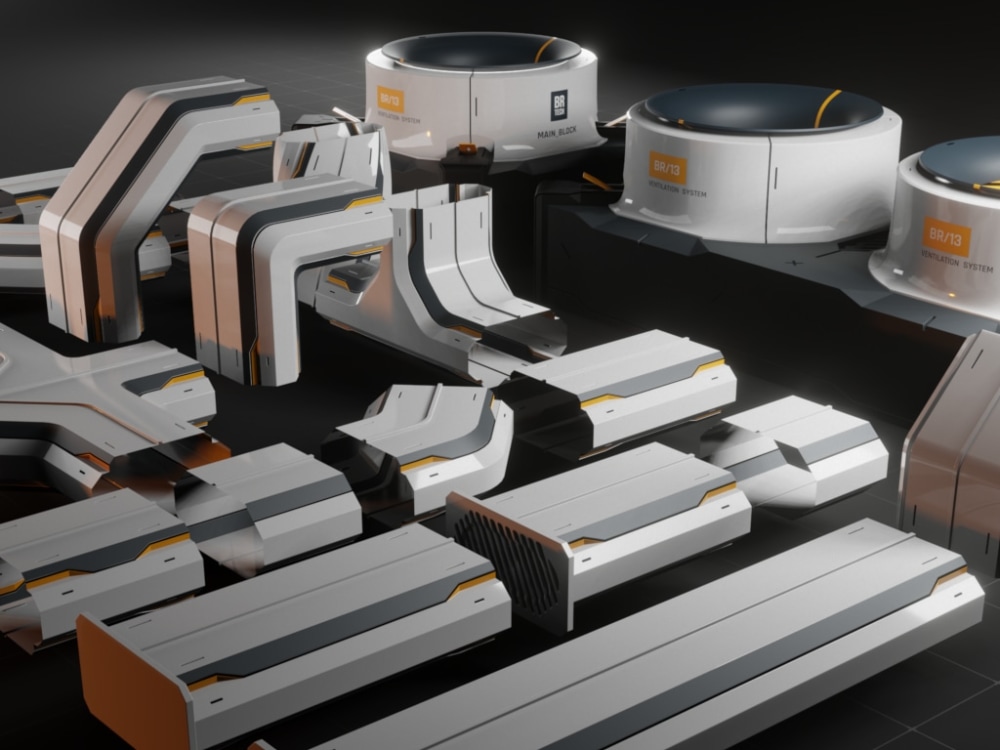 3D Concept Design Hard Surface | Upwork