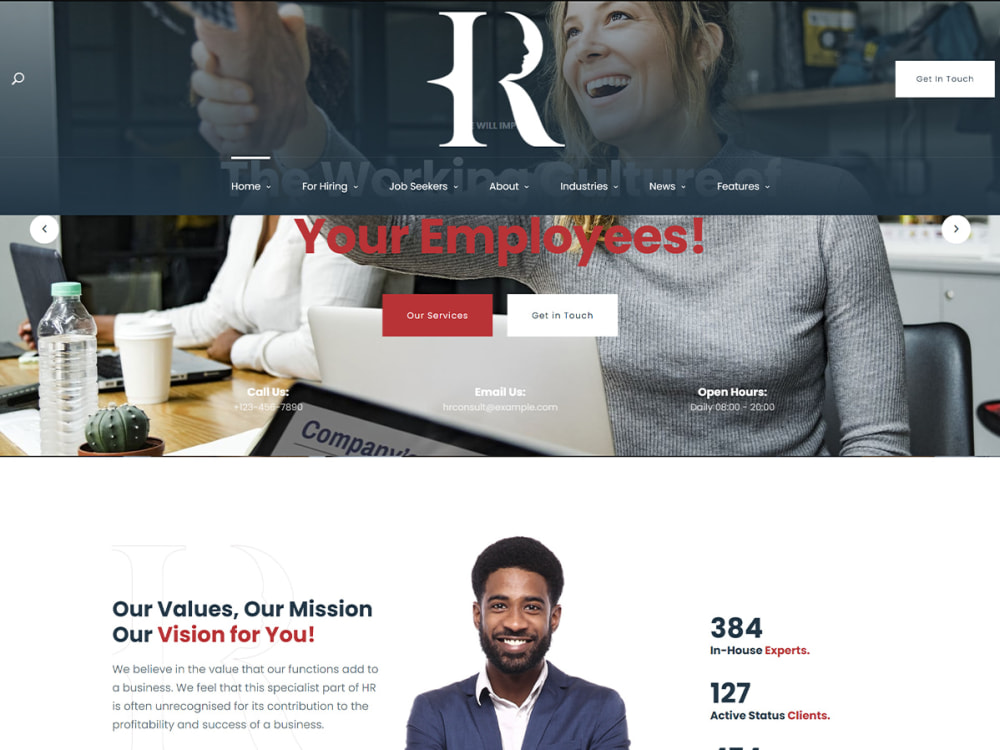 A human consulting website consultant website human resource website ...
