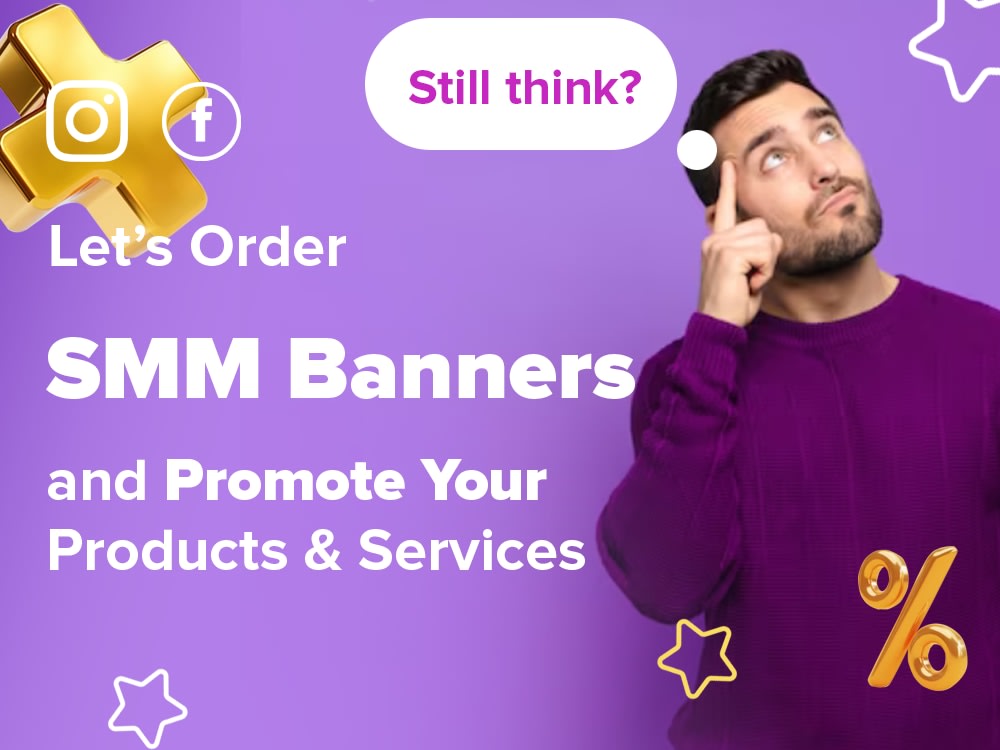 SMM Banner, Collage, Banner Ads, Post Cover, Stories, Insta Carousel ...