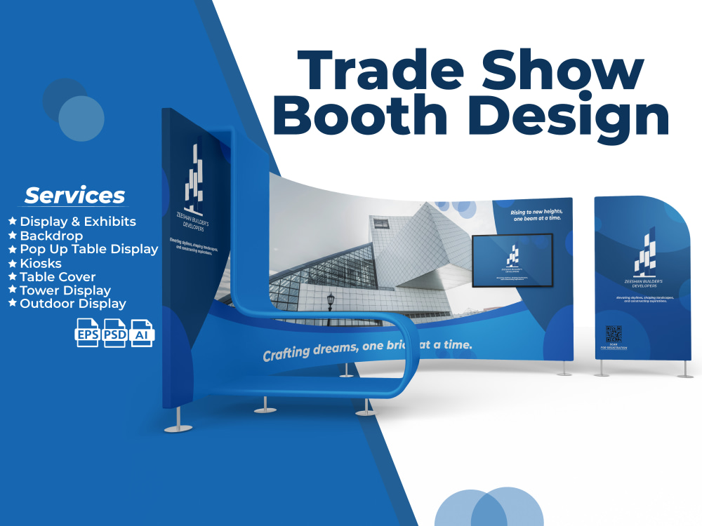 A fantastic trade show booth design exhibition design, & backdrop ...