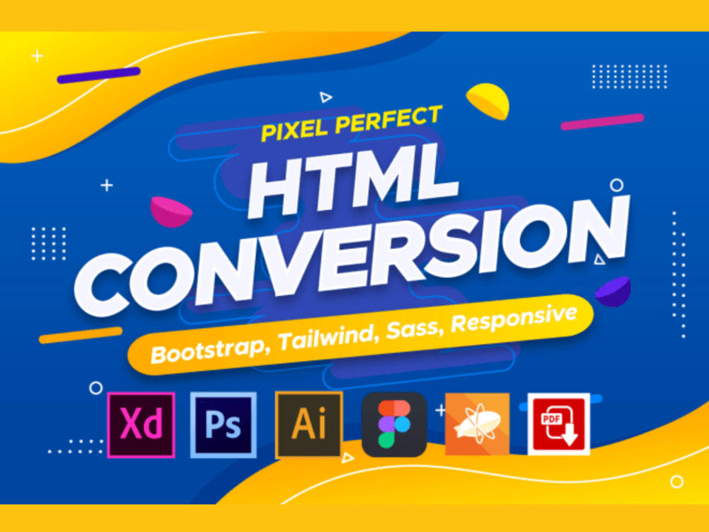 Convert Figma/PSD/XD to HTML | Responsive Design & Bug Fixes | Upwork
