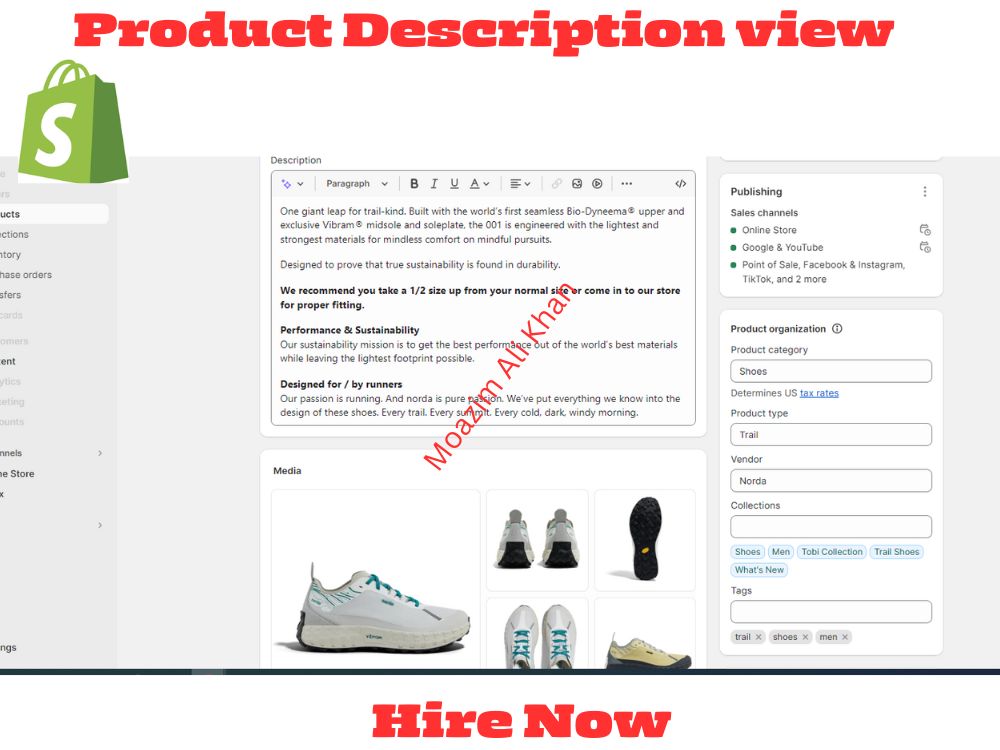 Shopify Product Listing/Uploading | Inventory Management | VA | Upwork