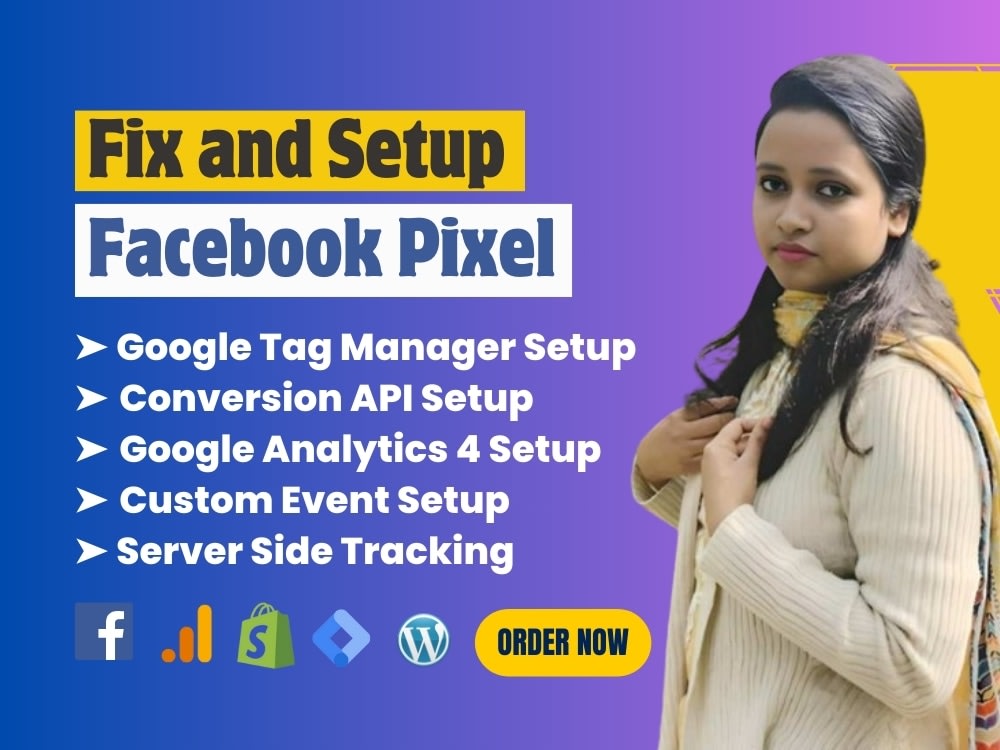 I will setup Facebook pixel conversion API, with GTM server side tracking | Upwork
