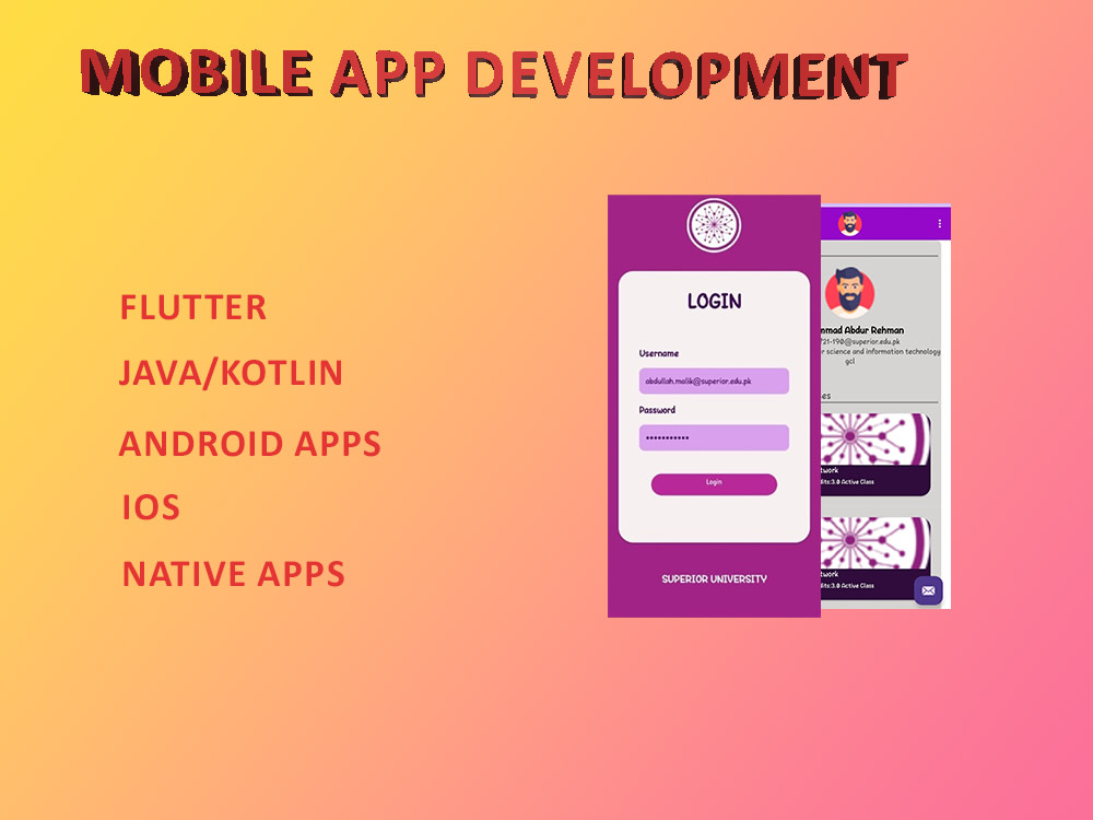 Mobile App Development | Flutter Apps | IOS Apps | Upwork