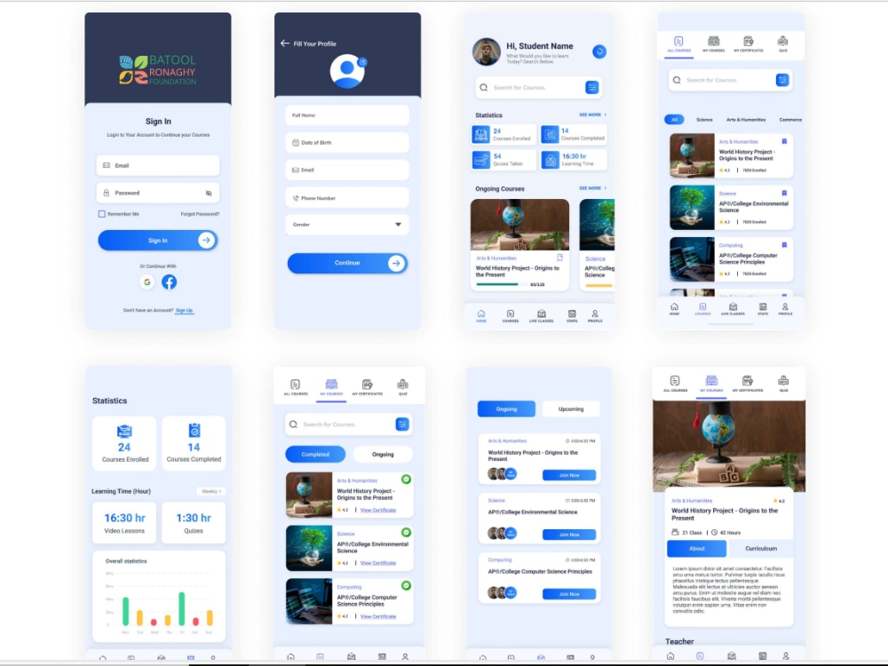 An android and ios mobile app using flutter | Upwork