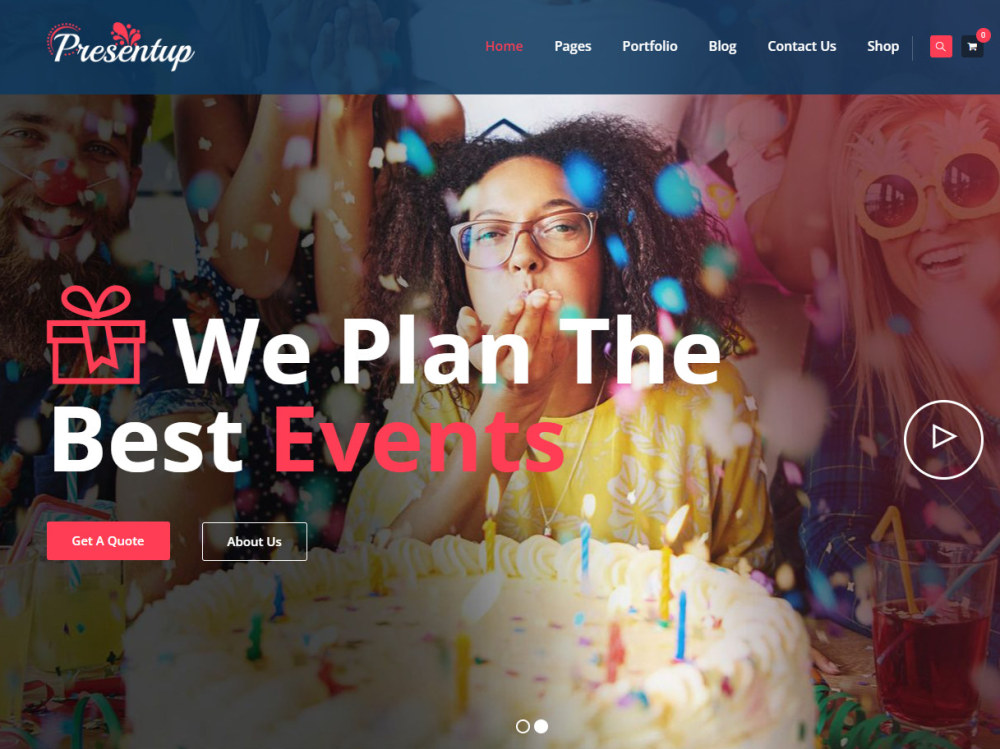 Party rentals website, event rentals website, party | Upwork