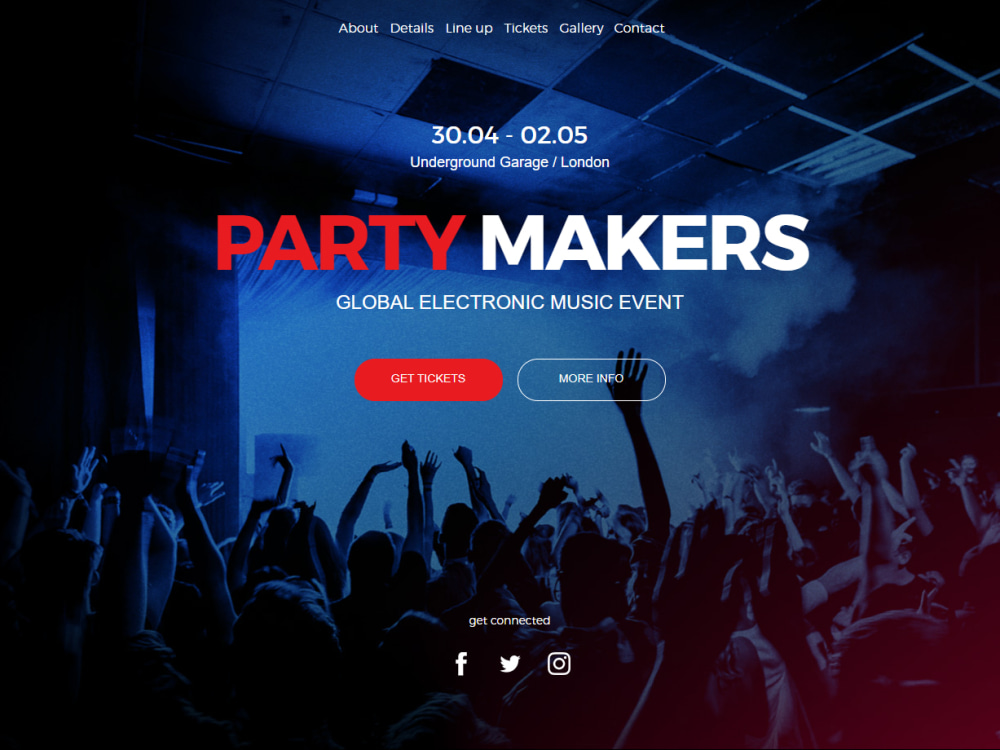 Party rentals website, event rentals website, party | Upwork