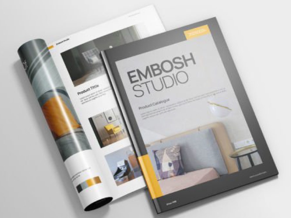 Creative catalog, sale sheet, product catalogue design or modern ...