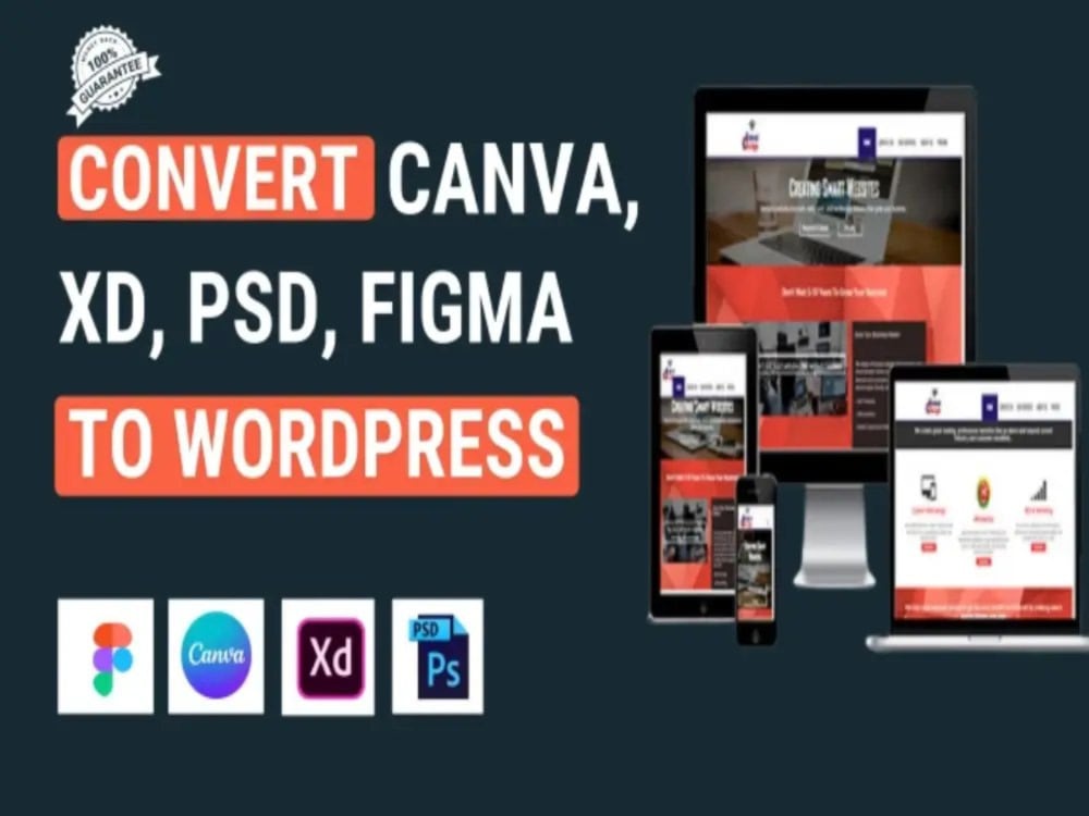 PSD/Canva to WordPress, Custom Theme, Custom PSD/Figma to HTML/CSS. | Upwork