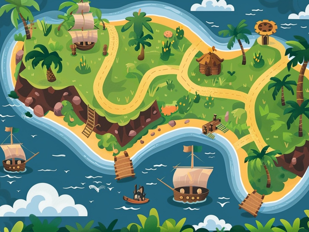 Vector game map for your project | Upwork
