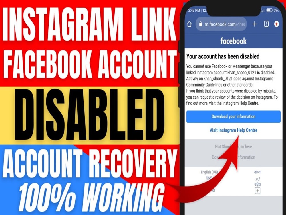 Facebook account recovery, Instagram account recovery, snapchat recovery | Upwork