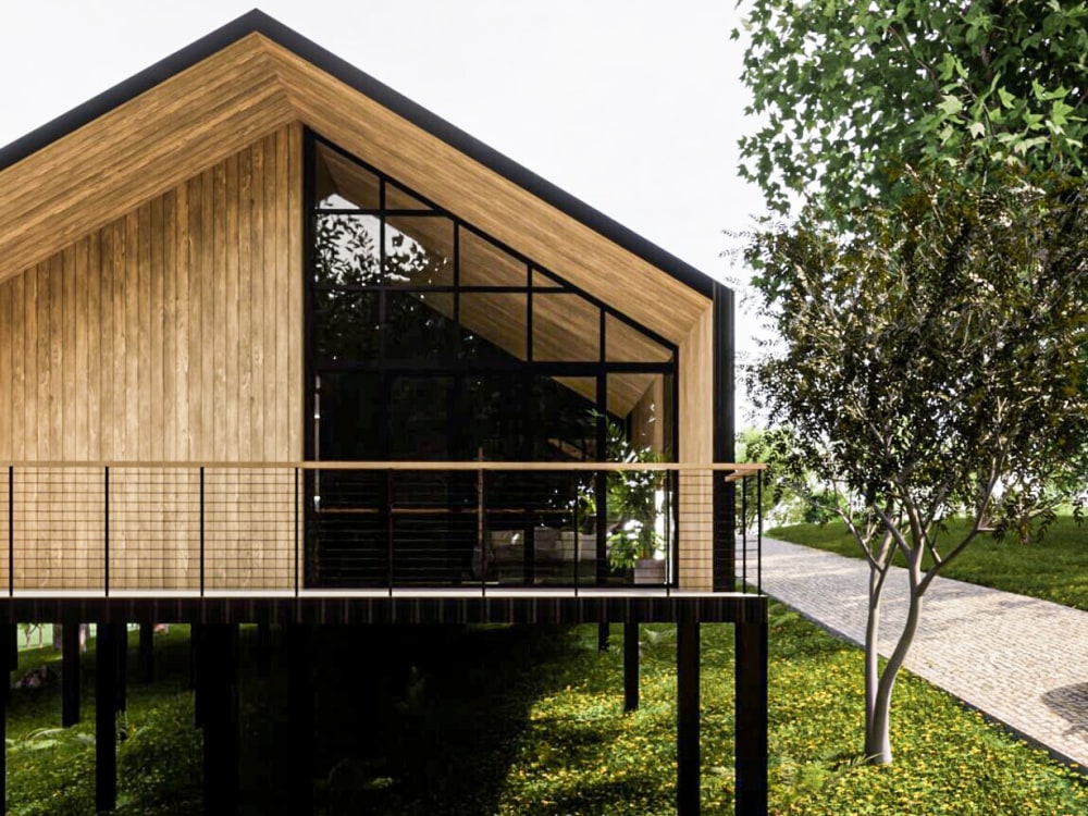 3d Model structures with rendered image and walkthrough | Upwork