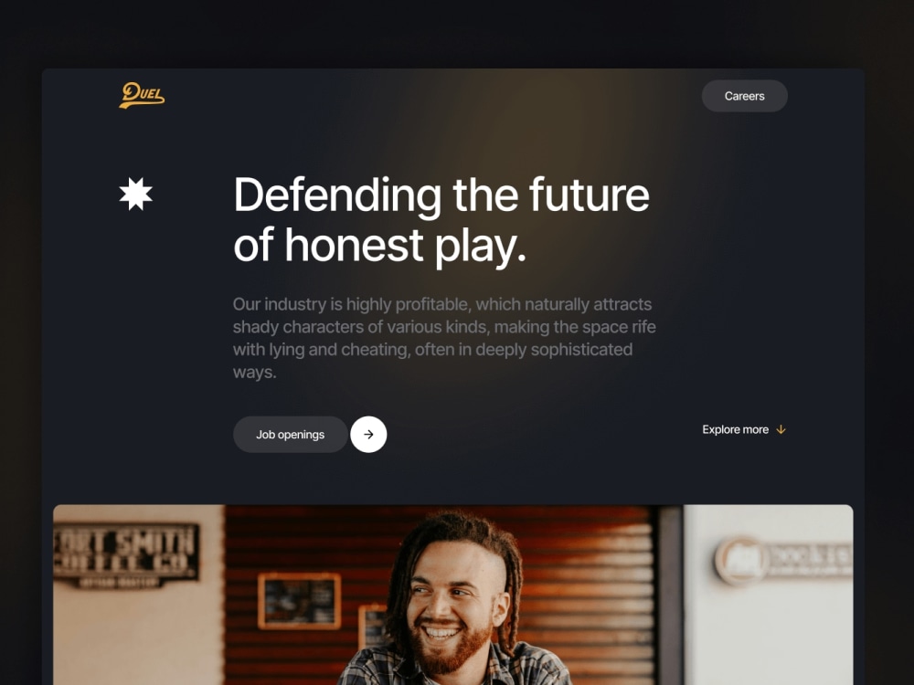 A responsive homepage design | Upwork