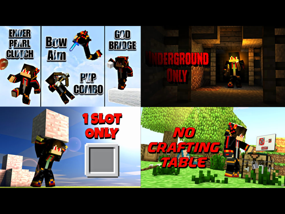 An eye catching Minecraft YouTube Thumbnail | Upwork