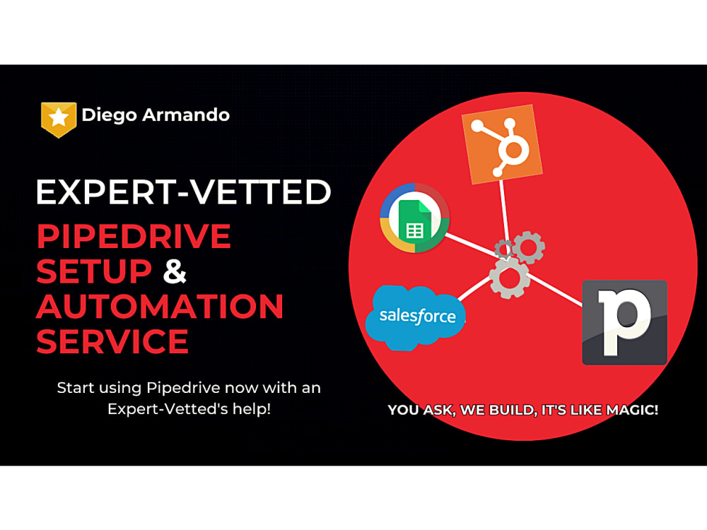 An Expert-Vetted Pipedrive consultant to setup your account | Upwork