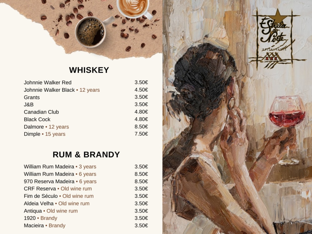 New menu design for your restaurant/bar | Upwork