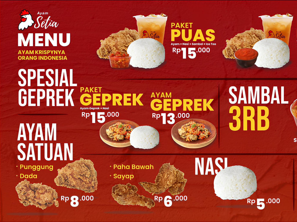 An interesting menu design | Upwork