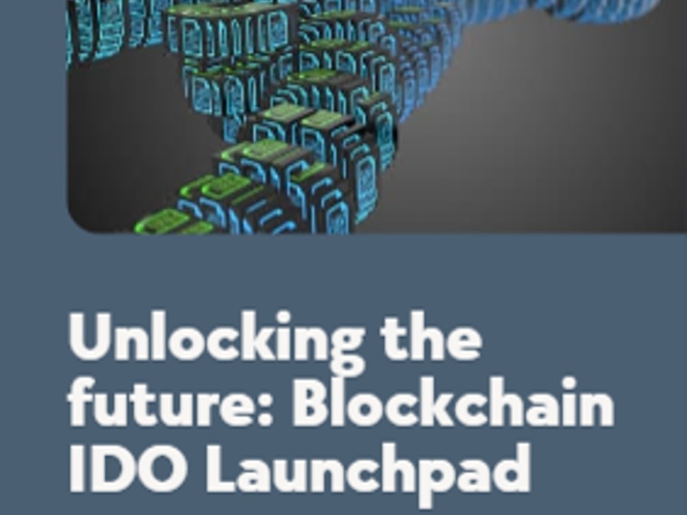 IDO (Initial DEX Offering) Launchpad Development Services | Upwork IDO (Initial DEX Offering) Launchpad Development Services | Upwork