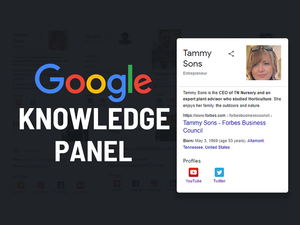Google Knowledge Panel or Google Knowledge Graph For Personal Branding | Upwork
