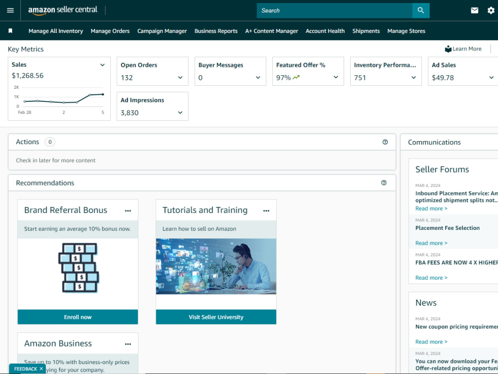 A Expert Virtual Assistant for your AMAZON Seller Central and PPC | Upwork