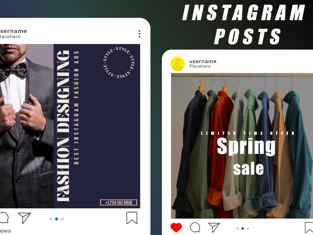 Eye catching posts and ADs for your brand on social media with ...