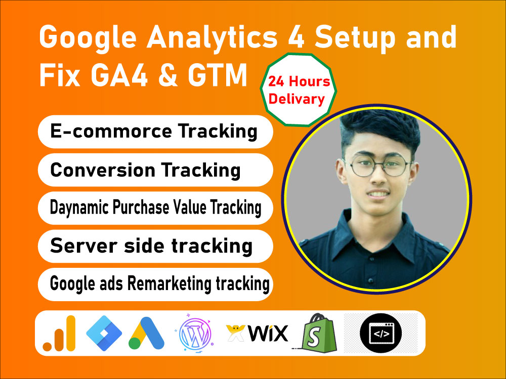 GTM-based Google Analytics 4 GA4 E-commerce Monitoring or Conversion Track | Upwork