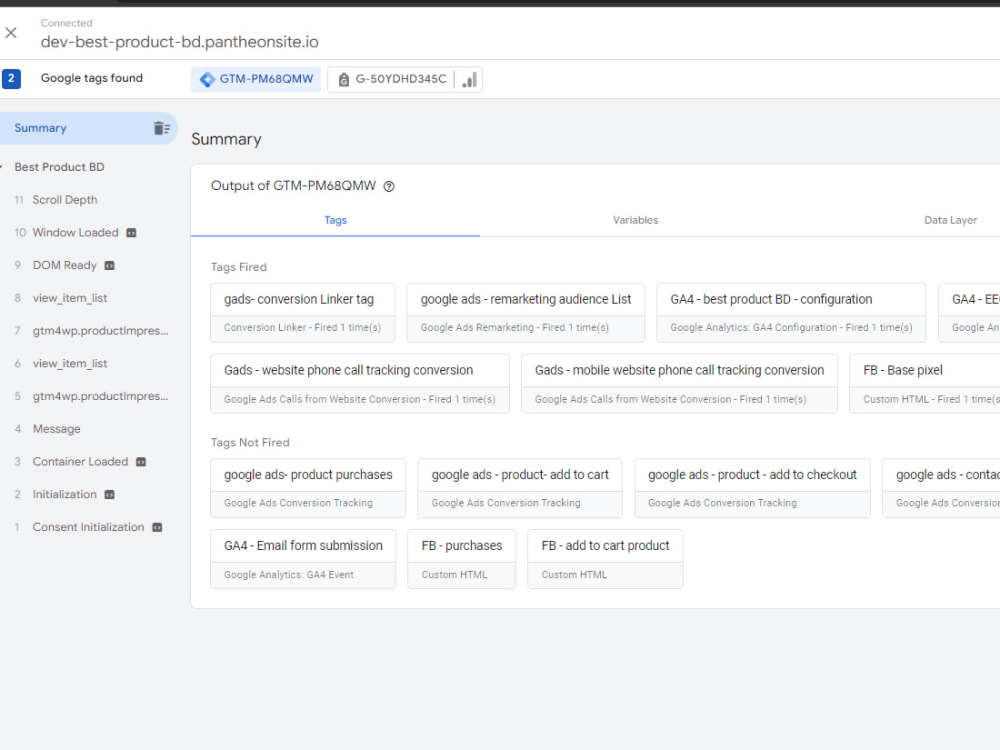 GTM-based Google Analytics 4 GA4 E-commerce Monitoring or Conversion ...