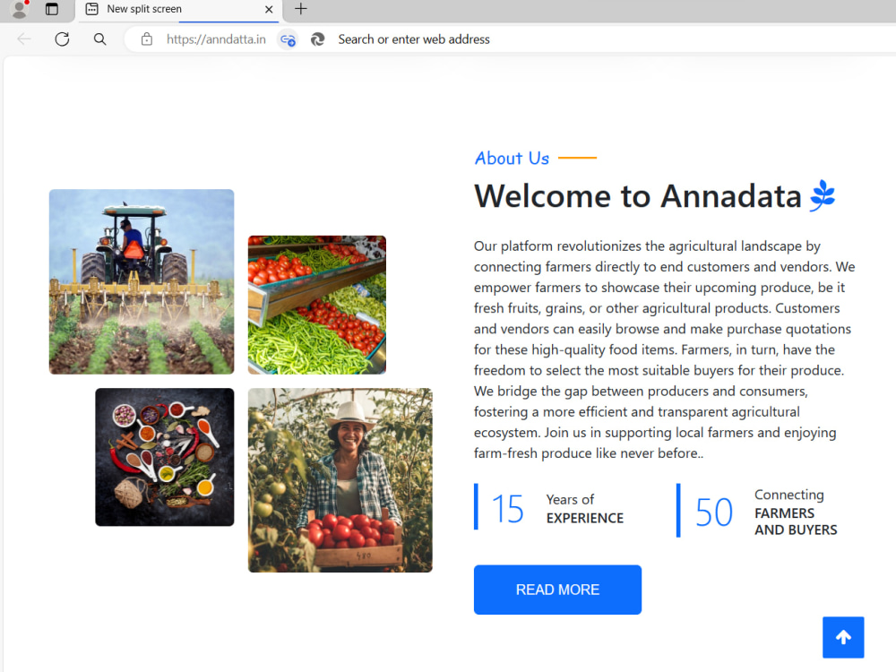 Annadata Ecommerce Application for grocery | Upwork