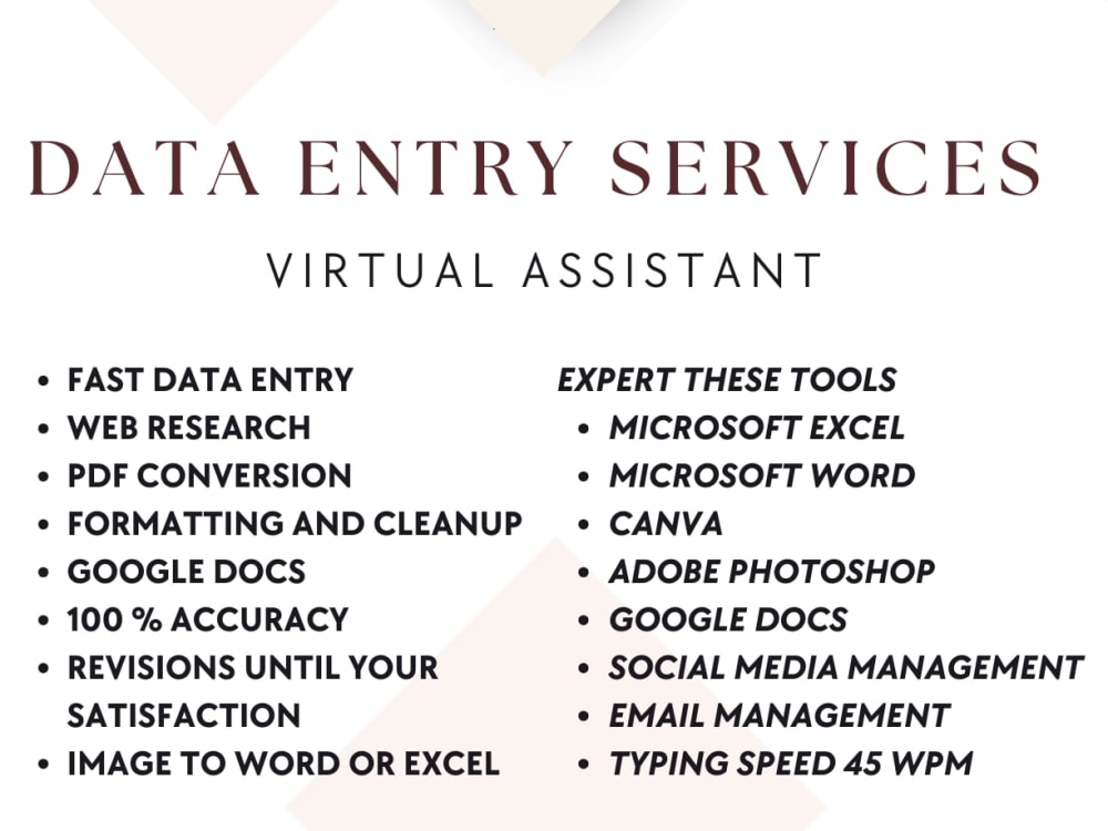 Affordable Quick Data Entry, Copy Paste, Manual Typing, All type ...