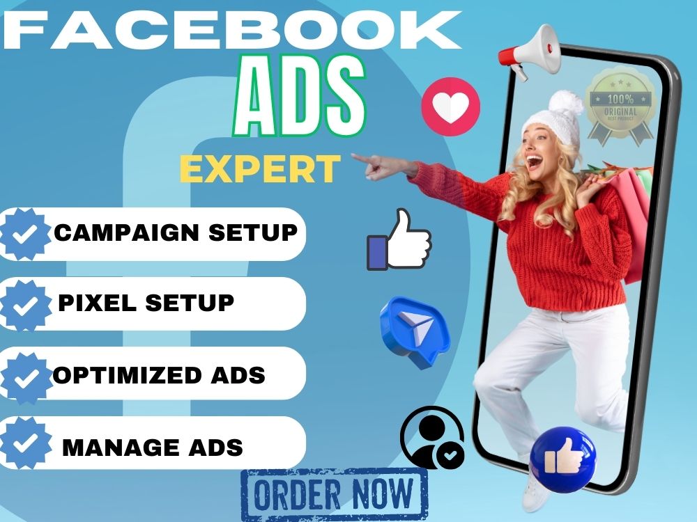An effective facebook ads setup with campaign for sales | Upwork