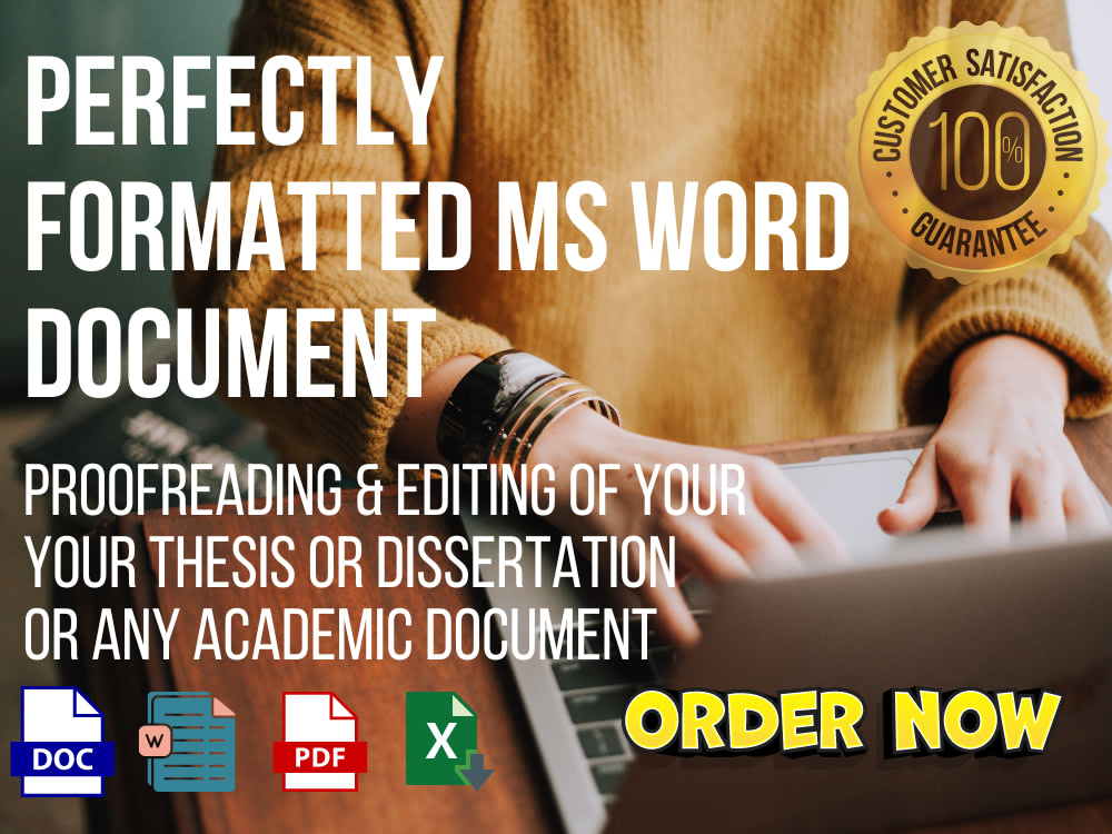 Custom MS Word Formatting for Document – Clean, Professional, and ...