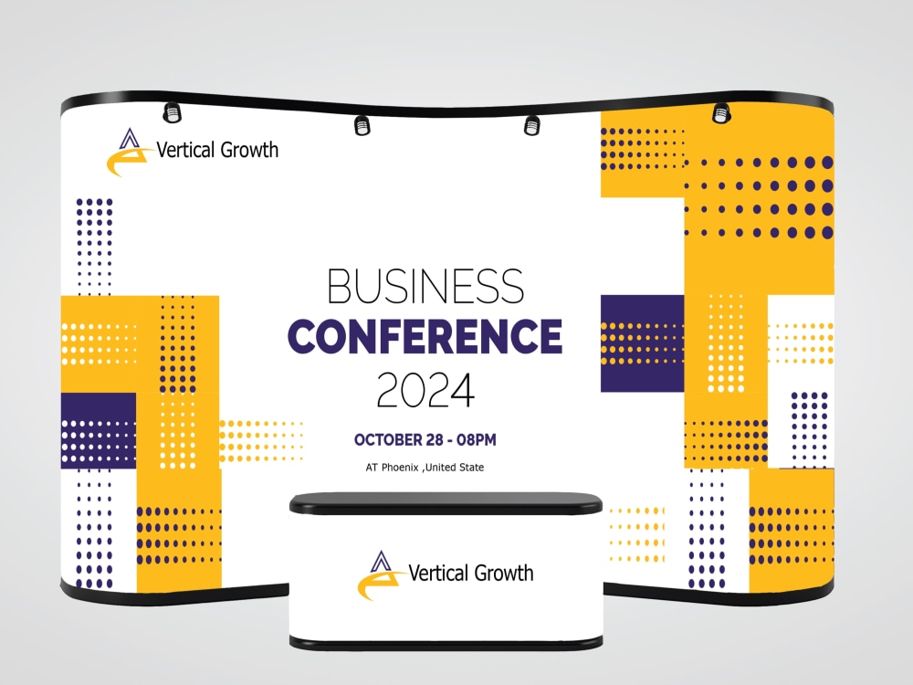 Professional backdrop design , and trade show booth design | Upwork