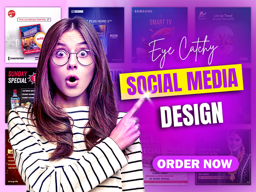 Eye Catchy Social media Poster, banner for facebook,instagram ...