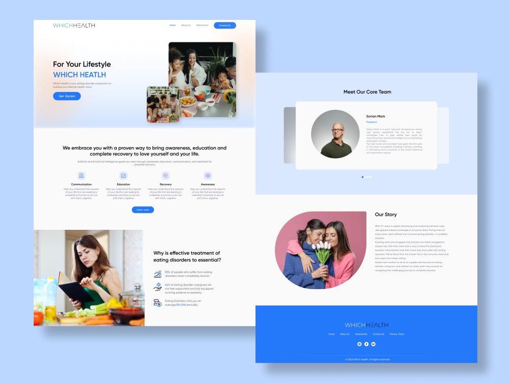 Aesthetic wireframes, UX and UI design, and prototypes using PSD/XD ...