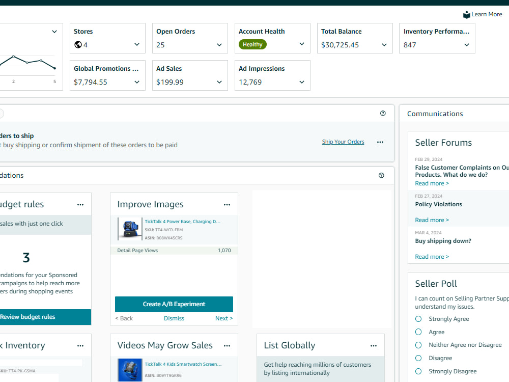 A Expert Virtual Assistant for your AMAZON Seller Central and PPC | Upwork