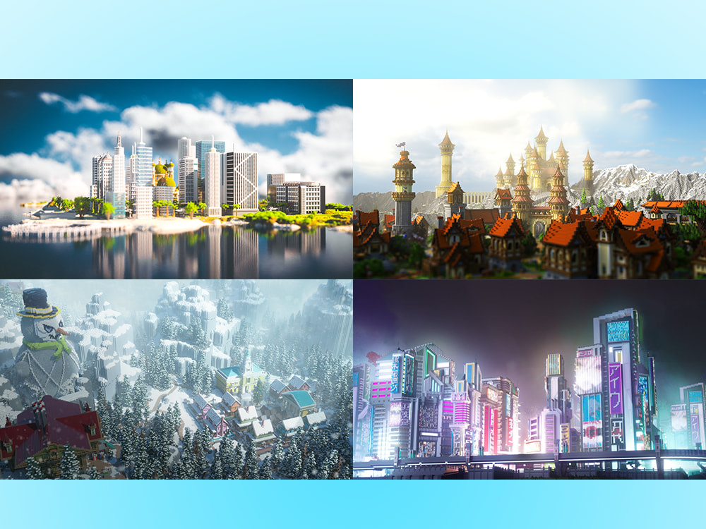A minecraft build, world for companies and brands | Upwork