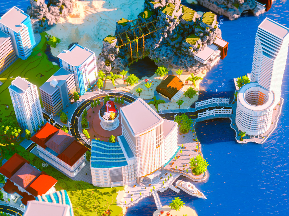 A minecraft build, world for companies and brands | Upwork